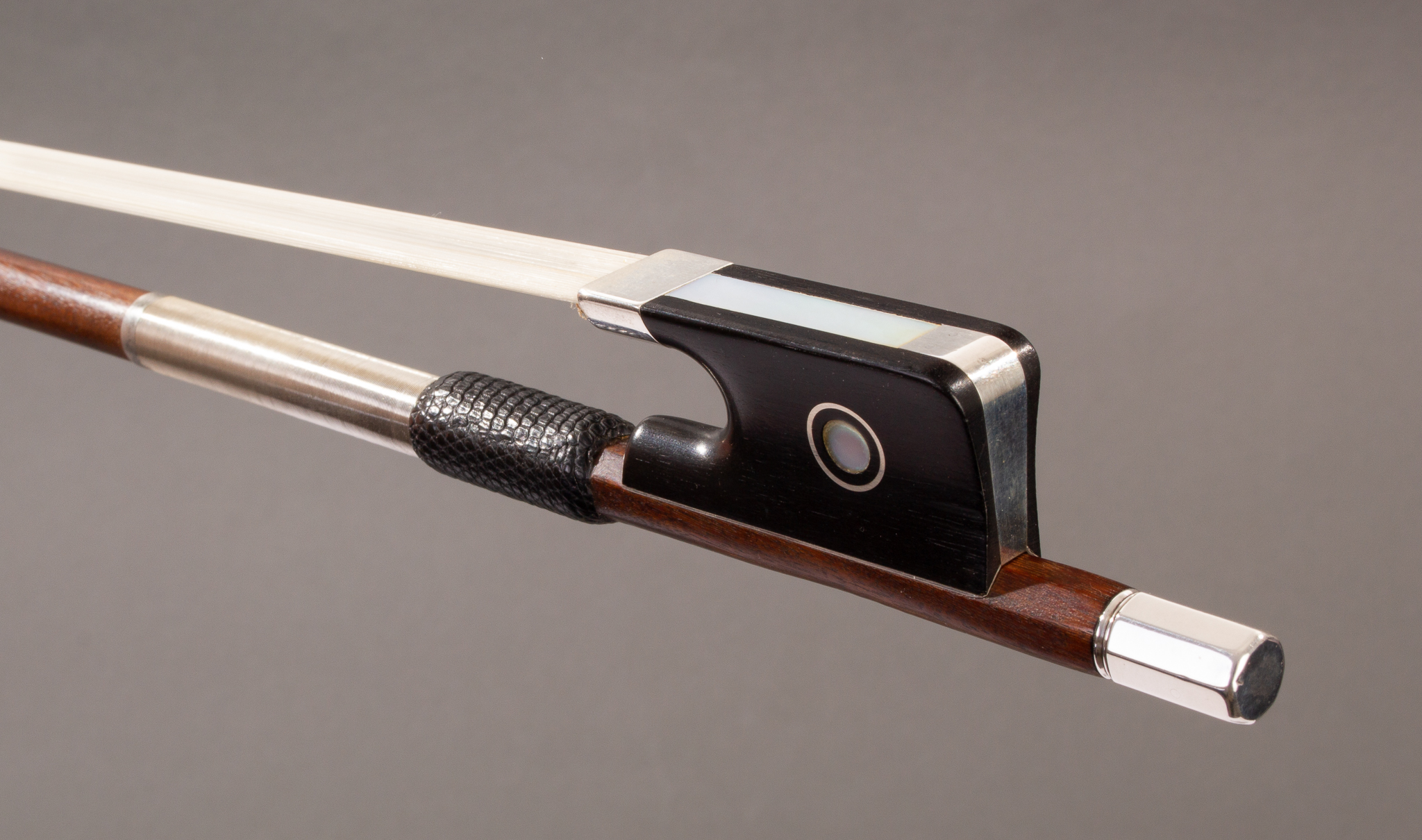W.E. Hill & Sons Silver Mounted Cello Bow | Dolce Violins