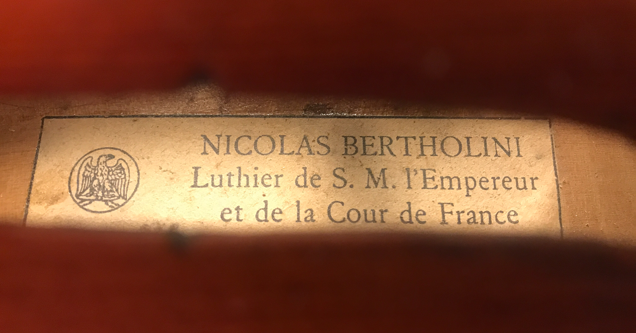 Nicolas Bertholini Viola Mirecourt c. 1910 - 15.5" Length of Back ...