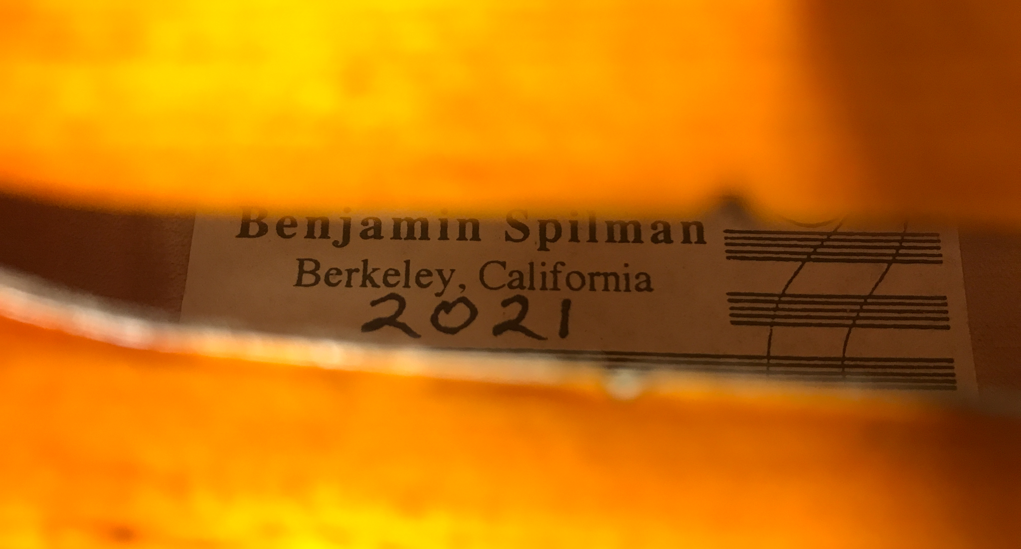 Benjamin Spilman Violin - Berkeley 2021 | Dolce Violins