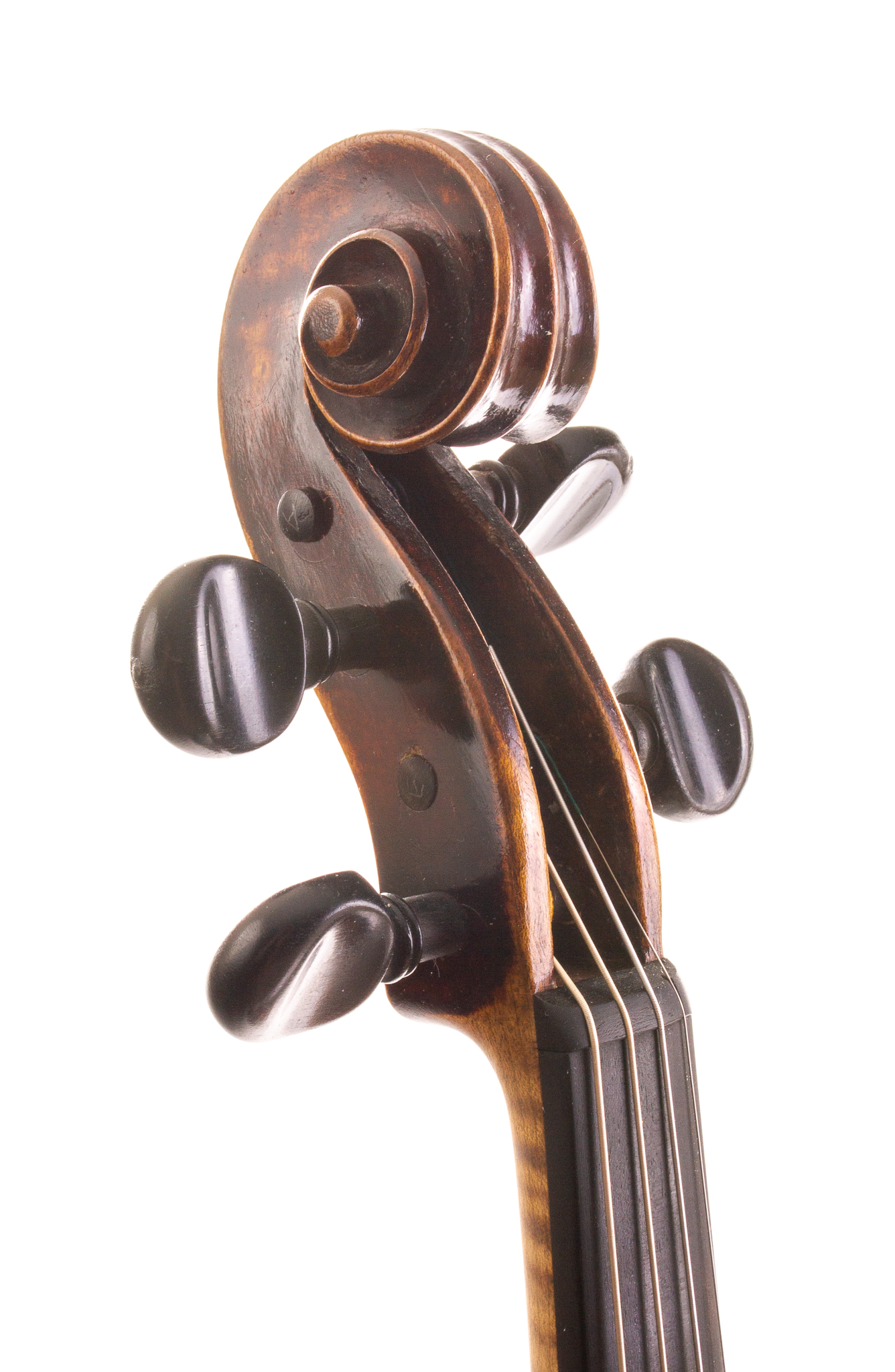 German Violin repaired AE Fisher - circa 1800 | Dolce Violins