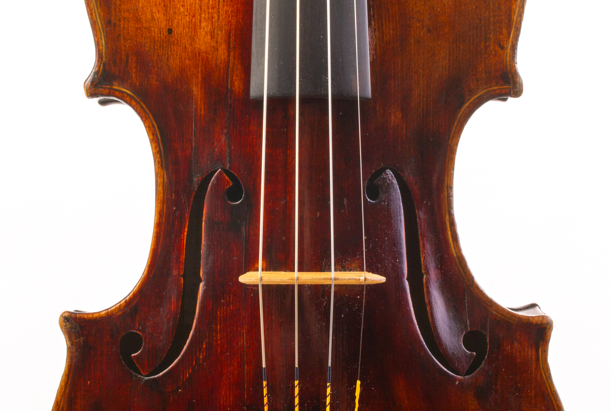 German Violin repaired AE Fisher - circa 1800 | Dolce Violins